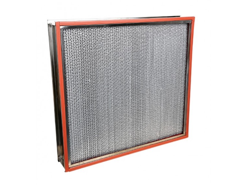 High Temperature Deep Pleat HEPA filter