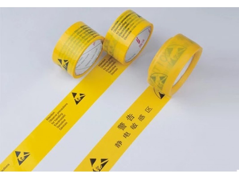Yellow ESD Warning Tape