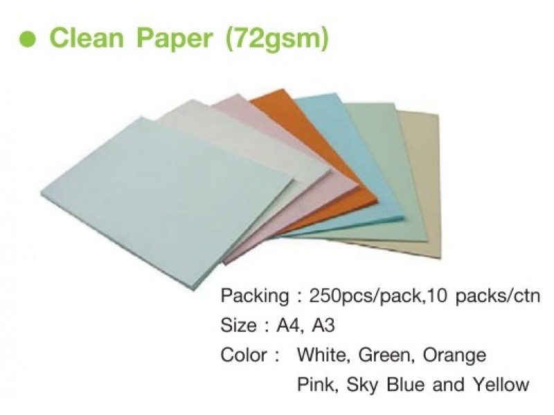 Clean Paper (72gsm)